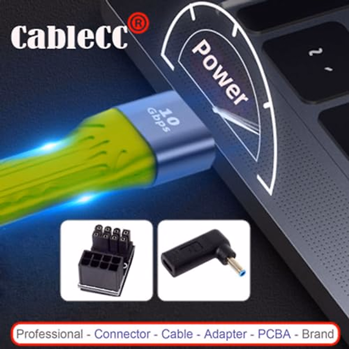 cablecc USB-C & USB 3.0 HUB 4 Ports Front Panel to Motherboard 20Pin Connector Cable for 5.25" CD-ROM Bay