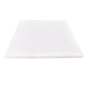 Giantex White 45D Memory Sponge Memory Foam Mattress Pad Bed Topper (King Size(80.0"X76.0"), 3" Thickness)