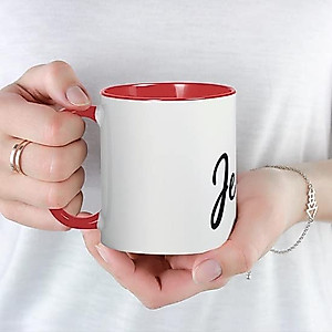 CafePress Je Taime, I Love You, French Word Art Mugs Ceramic Coffee Mug, Tea Cup 11 oz