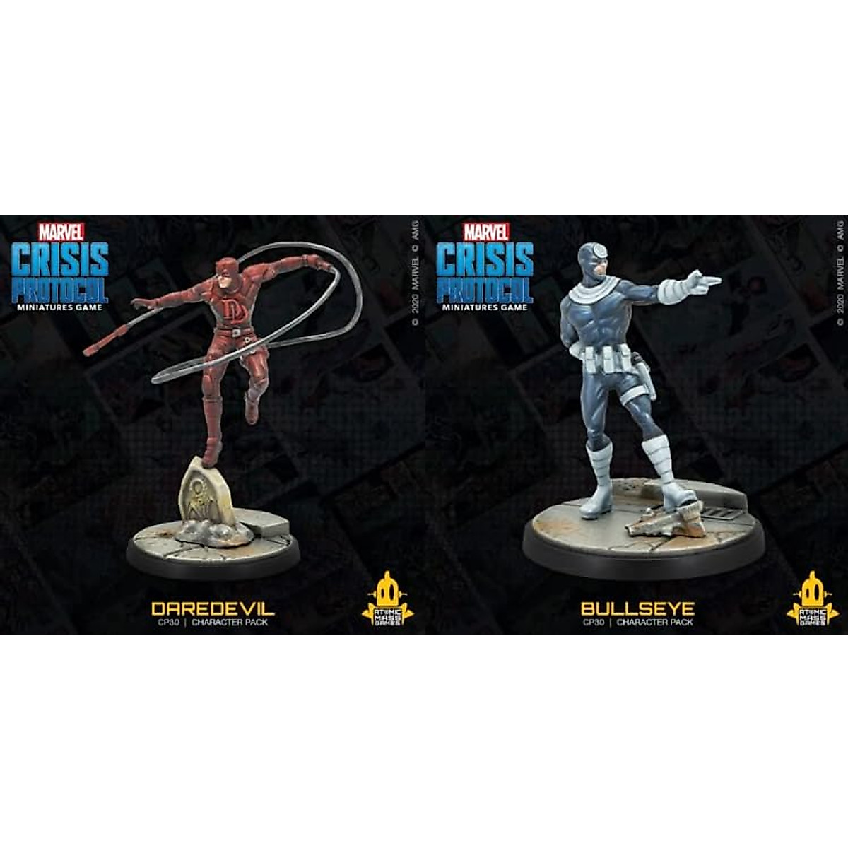 Atomic Mass Games Marvel Crisis Protocol: Bullseye and Daredevil Pack (FFGMSG30)