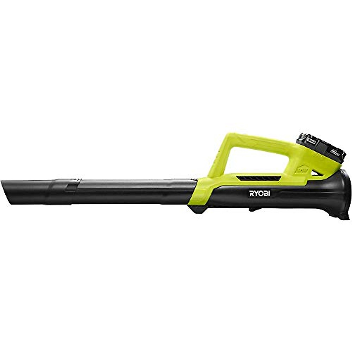 Ryobi ONE+ 90 MPH 200 CFM 18-Volt Lithium-Ion Heavy Duty Durable Cordless Leaf Blower - 2.0 Ah Battery and Charger Included, Compact, (Renewed)