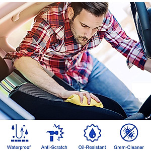 RISHNEG Car Seat Covers, 100 Pcs Clear Car Disposable Plastic Seat Covers, Vehicle Protector Seat Protective Covers Films for Car Airplane Seats, Restaurant Seats, Bus Seats, 100pcs Car Seat Covers