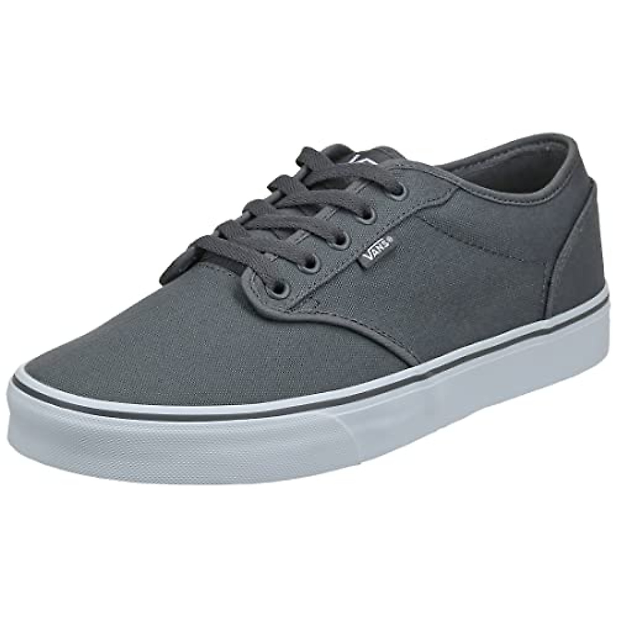Vans Men's Atwood Sneaker, Canvas Pewter White, 14