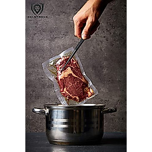 Dalstrong Professional Cooking Kitchen Tweezers - 12 inch - High-Precision Tweezer Tongs - Black Titanium Coating - BBQ, Plating, Multi-use - Stainless Steel - Culinary Fine Use - Kitchen Tongs