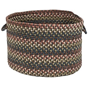 Colonial Mills Cedar Cove Basket, 18" x 18" x 12", Gray