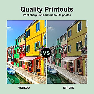 VOREDO 67XL Ink Cartridges Black/Color Combo Pack for HP 67XL 67 XL for Deskjet 2723e 2724 2725 2732 2742e 2752e 2755 4130e 4155e 4158e Envy 6032e 6034e 6050e 6432e 6452e 6455e (2 Pack)