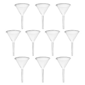 EISCO 10PK Filter Funnels, 2.6" - Polyethylene Plastic - Resistant to Acids & Alkalis - Great for Laboratory, Classroom or Home Use
