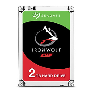 Seagate IronWolf 2TB NAS Internal Hard Drive HDD – 3.5 Inch SATA 6Gb/s 5900 RPM 64MB Cache for RAID Network Attached Storage (ST2000VN004)