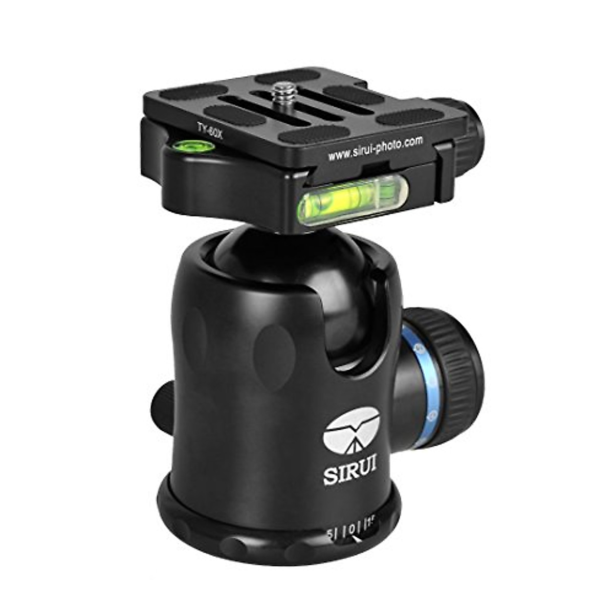 Sirui KX-Series Aluminium Tripod Head incl. TY-Series Quick Release Plate - Black (K-30X)