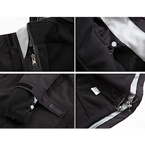 Diamond Candy Womens Winter Coat Waterproof Rain Jacket for Ski, 3 in 1 Fleece Jacket with Hood