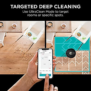 Shark AI Robot Vacuum & Mop, with Home Mapping, Perfect for Pets, Wifi, Works with Alexa, Black/Gold (AV2001WD)