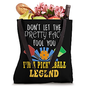 Funny Gift Idea for Pickleball Player Dink Quote Tote Bag