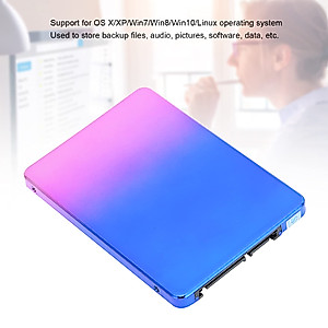 Solid State Drive, 3.0 Interface SSD Portable ABS Shell High Speed for Files Backup for Data Storage(#1)