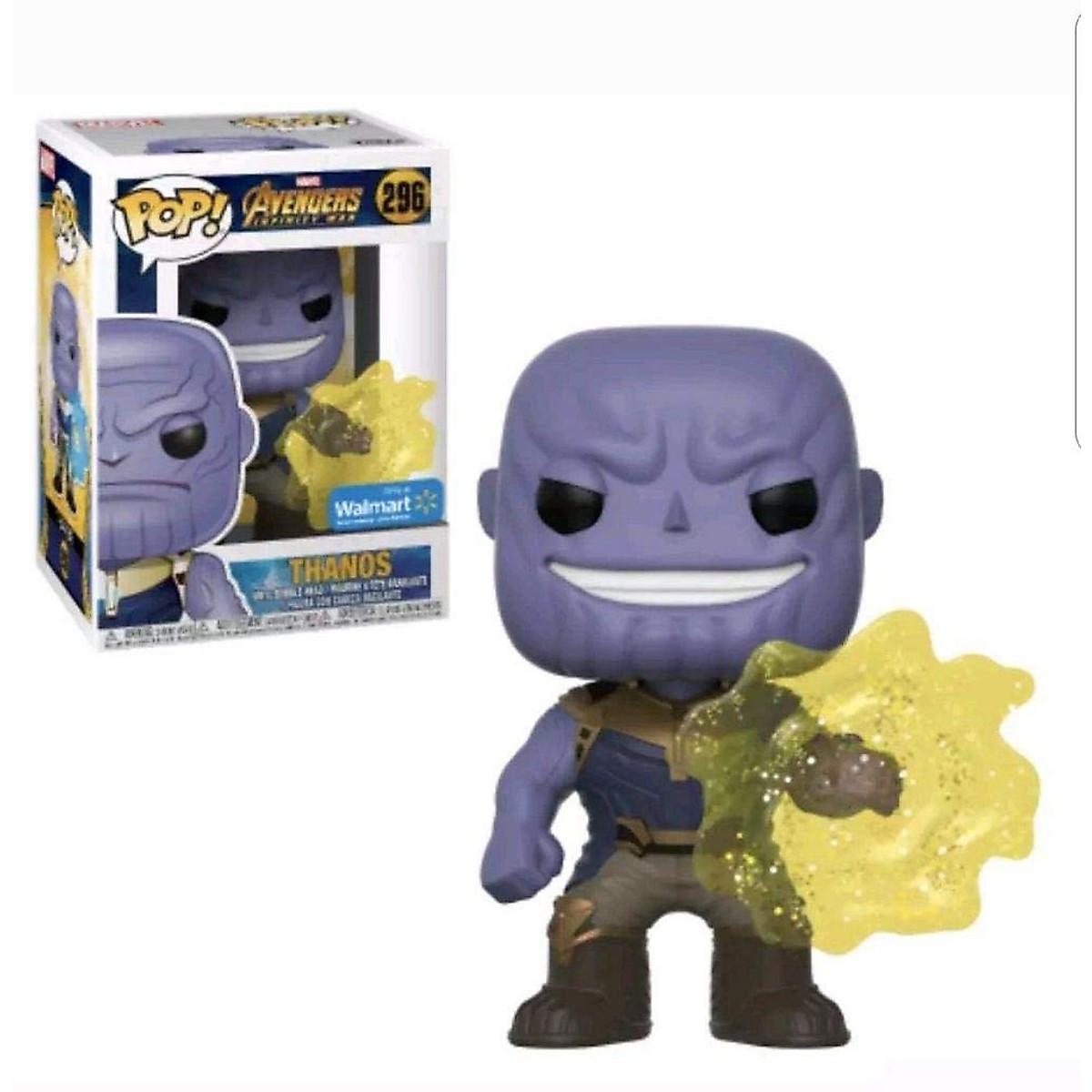 Funko Pop Avengers Infinity War Thanos Vinyl Bobblehead Variant Figure 296