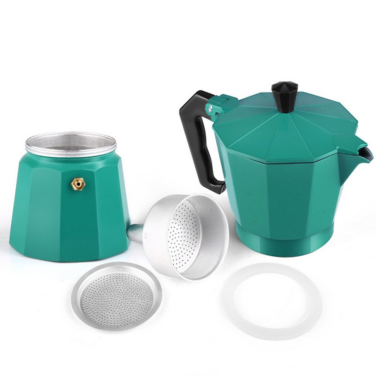 joyMerit 8oz Stovetop Espresso Maker, Italian Espresso Coffee Maker, Stainless Steel Espresso Maker Machine For Full Bodied Coffee, Espresso Pot Moka Pot