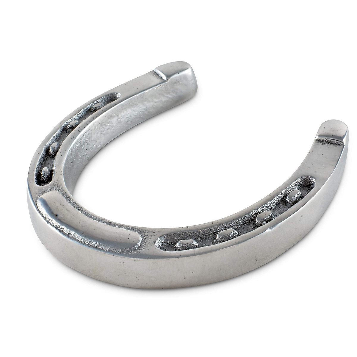 Arthur Court Horseshoe Equestrian Napkin Weigh for Paper Napkin, Documents on a Desk, Dinner and Picnic Tables - Outdoor or Office Use, Organization for Multiple Sizes - Durable Metal 3 inch Diameter