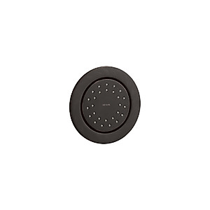 KOHLER 77119-2BZ Round 27-Nozzle 1.0 GPM Body Spray with Katalyst Air-Induction Technology, Oil-Rubbed Bronze