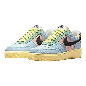 Nike Women's Air Force 1 '07 Shoes, Celestine Blue/Off Noir, 10