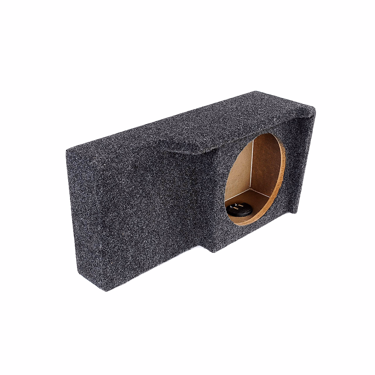 Bbox Single Sealed 10 Inch Subwoofer Enclosure - Accu-Tuned Sealed Subwoofer Boxes & Enclosures - Subwoofer Box Improves Audio Quality, Sound & Bass - Fits 2004 - 2008 Ford F150 Super Crew / Super Cab