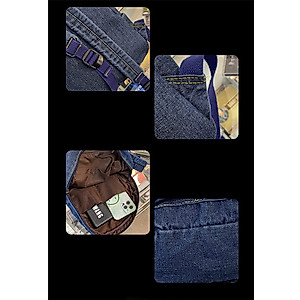 XPONNI Small Backpack Purse for Teen Girls Grunge Accessories Purse Backpack for Women Mini Backpack Purse (Light blue)