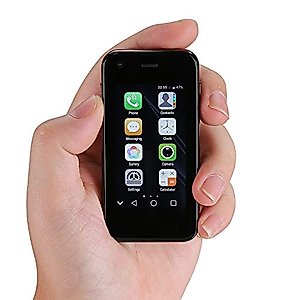 Sudroid Unlocked Mini Smartphone, 2.5 Inch The World's Smallest Cell Phone 3G Network Premium Child Phone Quad Core Small Phone (Black)