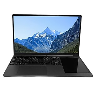 VBESTLIFE 15.6 Inch Laptop with 7in Touch Screen for Windows 10 11 Dual Screen Laptop Computer 16G LPDDR4 Business Laptop for N5095 Processor (US Plug 16G+1TB)