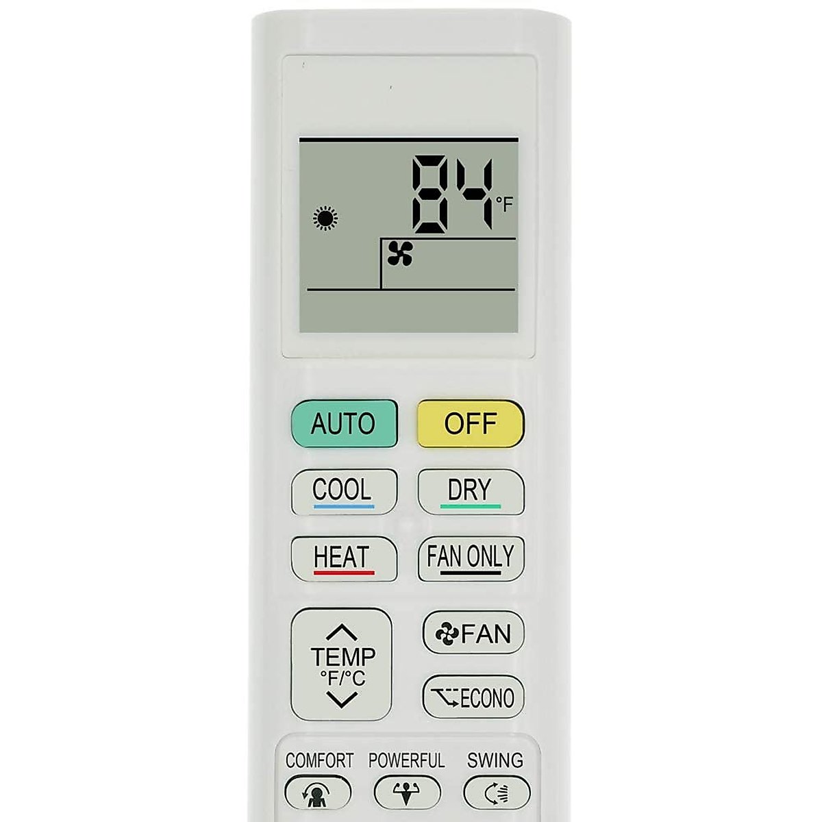 Sccavve Replacement for DAIKIN Air Conditioner Remote Control ARC480A15 ARC480A16 ARC480A17 ARC480A18 ARC480A19 ARC480A20 ARC480A21 ARC480A22 ARC480A1 ARC480A2 ARC480A3 ARC480A4