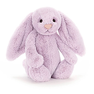 Jellycat Bashful Lilac Bunny Stuffed Animal, Medium 12 inches | Rabbit and Bunny Plush Toy | Classic Children's Gift