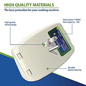 Lavamatic WS-10521 Electronic Surge Protector for Washing Machine – Front Top Load Washers