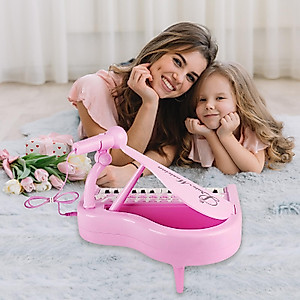 Conomus Piano Keyboard Toy for Girls-1 2 3 Year Old Girls First Birthday Gift -24 Keys Toddler Piano Multifunctional Musical Electronic Toy