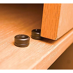 FastCap Euro Door Stop Brown No Screws- 10 Pcs