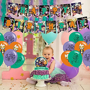 The Owl house Birthday Party Decorations, Owl house Cartoon Theme Party Supplies set with Happy Birthday Banner,Cake Cupcake Toppers,Balloons for Adults Party Favors