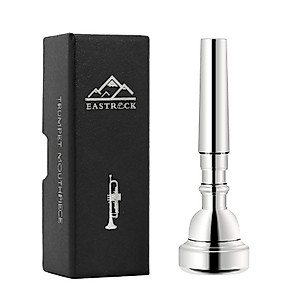EastRock 3C Trumpet Mouthpiece Silver Plated Bb Trompeta Mouthpiece Trumpet Instrument Accessories Vacuum Packed