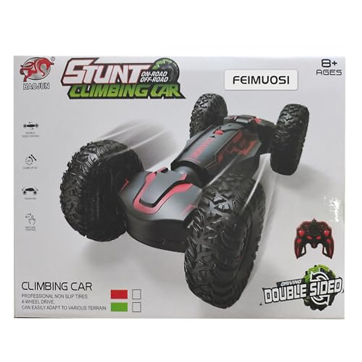 Remote Control Car-Rc Cars Stunt Car Toys 4WD Gesture Sensing Rc Car Rechargeable Toy Cars -Transformer 360° Rotating Hand Controlled Car -Birthday Gifts Outdoor Toys for Kids 6 7 8 9 10 11 12 yr