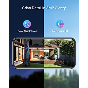 ZOSI 2K 3MP Wireless Security Camera System Outdoor Indoor, 4 x 3MP WiFi IP Camera and H.265+ 8CH NVR with 1TB Hard Drive for 24/7 Recording, Night Vision, Motion Alert, Remote Control