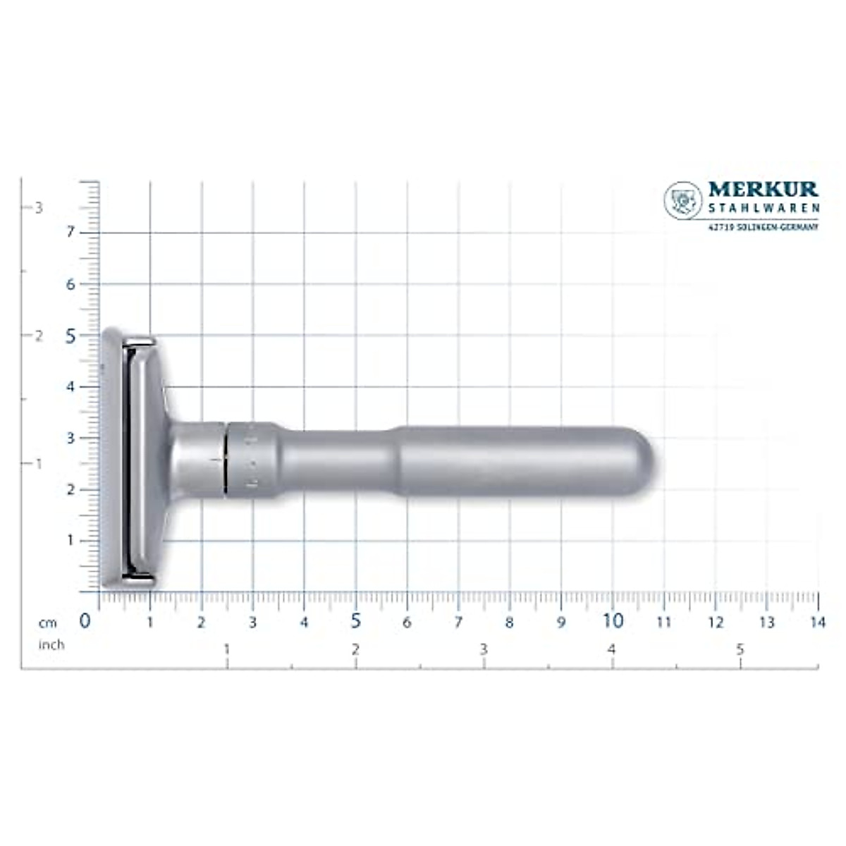 Merkur Razor Adjustable Futur Brushed Chrome Safety Razor, MK-700002 , 1 Count (Pack of 1)