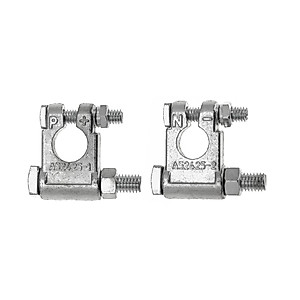 1/0 AWG Gauge Battery Cable 0 Gauge Power Inverter Cables with 3/8 Inch lugs for Solar Marine RV Car Truck Tractor Motorcycle (1FT, 1 red+1 black cable)