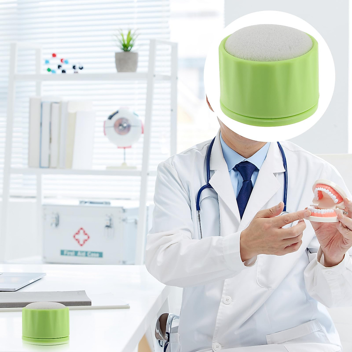 HEALLILY Dental Root Canal Stand Dental Teeth File Stand Holder Endo File Stand Root Canal File Stand Container（Random Color）