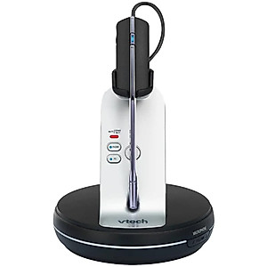 VTech VH6210 Convertible Office Wireless Headset,Silver