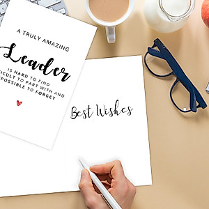 Thank You Card for Leader, Funny Thank You Card for Boss, Great Appreciation Card for Techer, Mentor Thank You Gitfs Card for Women, Appreciation Card for Men, Thank You Gift