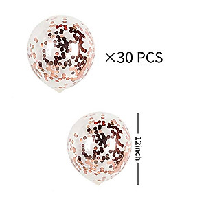 Red Confetti Balloons 30 Pack 12 inch Latex Party Balloons with Confetti Dots for Wedding Engagement for Graduation Party Wedding Baby Shower Birthday Carnival Party Decoration Supplies.