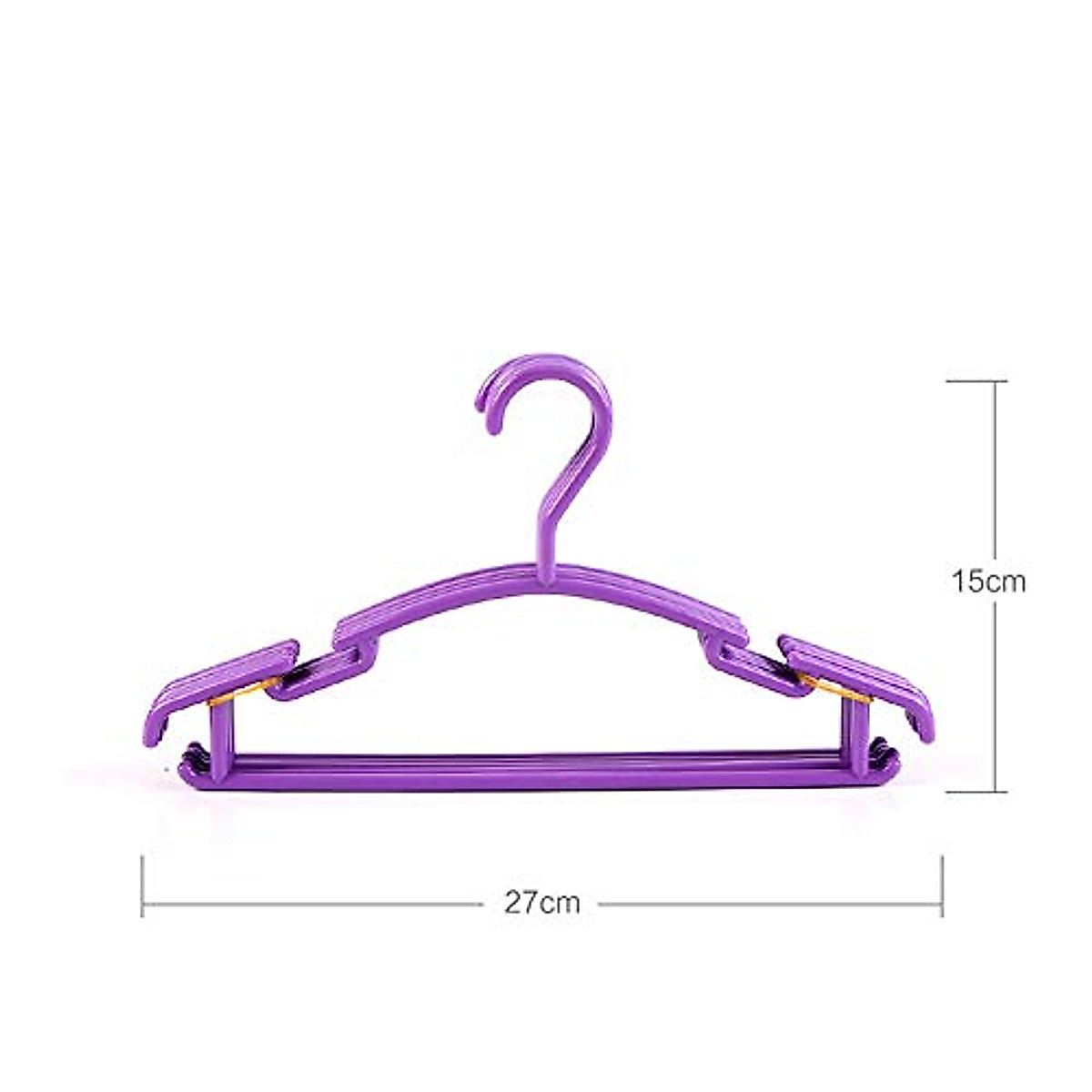 Clothes Hanger 10pcs Children Home Organizer Hook Wet Dry Tool Kids Anti Slip Coat Store Hotel Solid Toddler Baby Portable(Green)