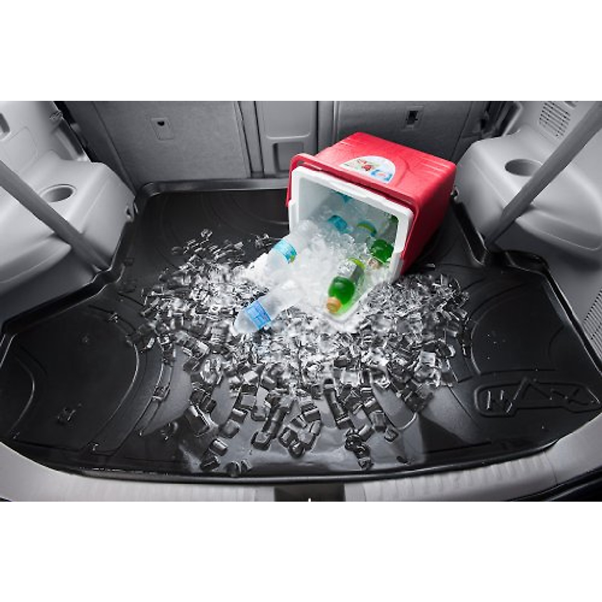 MAXLINER All Weather Cargo Liner Floor Mat Behind 3rd Row Black for 2017-2021 Chrysler Pacifica