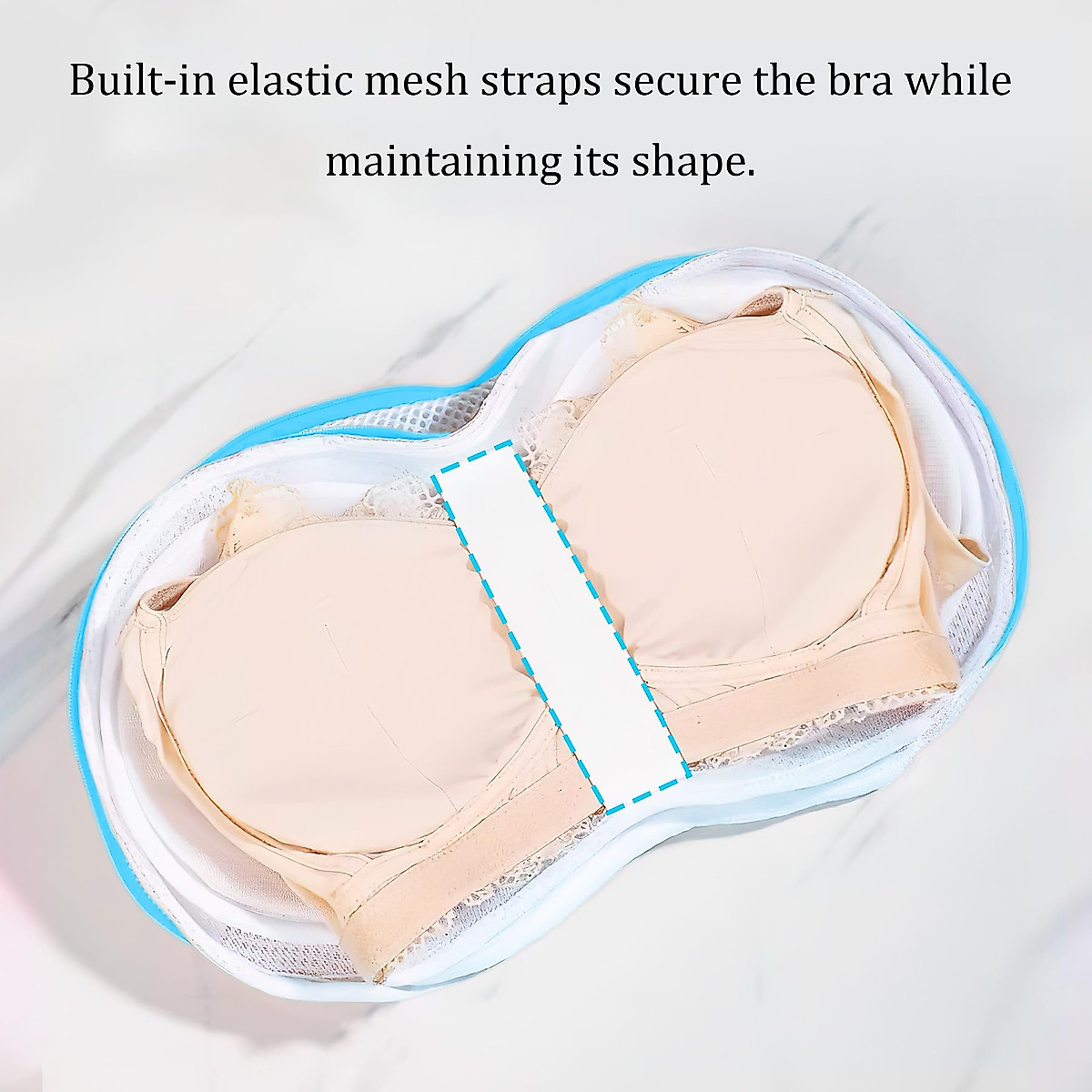 3Pcs Bra Washing Bags for Laundry, Lingerie Bag Underwear Brassiere Washing Bags with Zipper, Delicates Laundry Bag for Women Laundry Storage