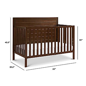 Carter's by DaVinci Morgan 4-in-1 Convertible Crib in Espresso, Greenguard Gold Certified