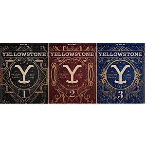 Yellowstone Special Edition Complete Seasons 1 2 3 Kevin Costner 3 Blu Ray Set 29 Episodes Includes Dutton Ranch decal and Glossy Print Yellowstone Art Card