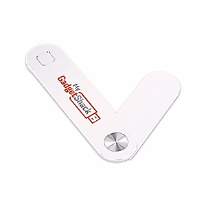 MyGadgetShack Magnetic Laptop Phone Holder Modern Slim Design Laptop Side Mount Clip. Compatible with Most Mobile Devices . Expandable Lightweight Laptop Stand. Improve Office and Home Efficiency