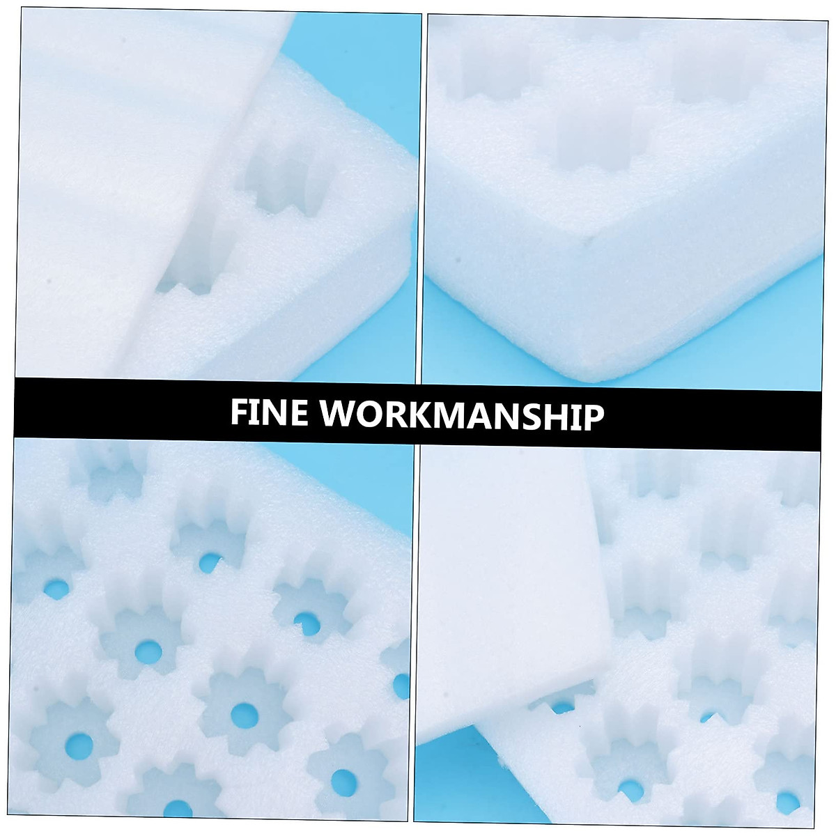 Alipis 4pcs Egg Tray Household Egg Holder Pulp Egg Container Homezo Egg Storage Egg Carton Tray Foam Eggs Egg Protectors Egg Dispenser Refrigerator Egg Rack White Pearl Cotton