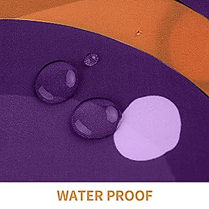 RLHHUG Cute Shower Curtain Set for Bathroom Decor, Pumpkin Cat Curtains 72×72 Inch with Absorbent Bath Mat, Washable Durable Decorative Plastic Curtain with Hooks, Toilet Contour Mat and Lid Cover