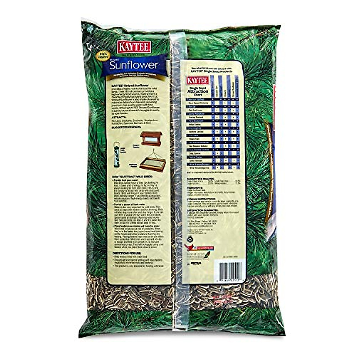 Kaytee Striped Sunflower Wild Bird Food 5 Pounds